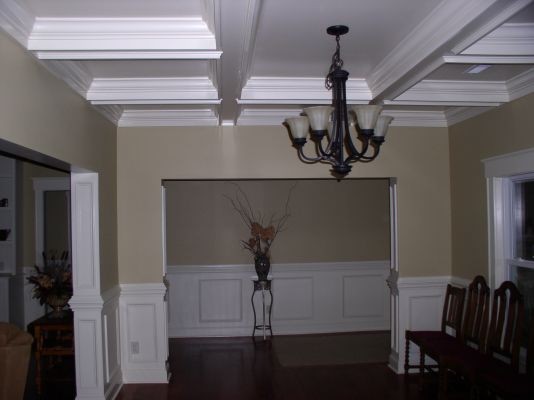 Coffered ceiling - Dining Room - Charlotte - by Gardner interiors | Houzz