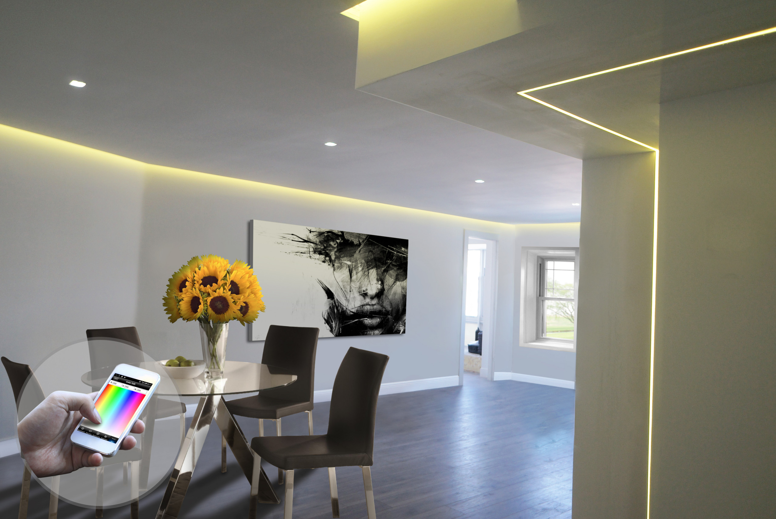 Led Soffit Lighting Color Changing | Shelly Lighting