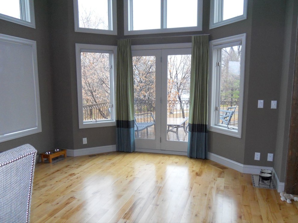 Colorblock Drapery Panels - Modern - Dining Room - Minneapolis - by ...