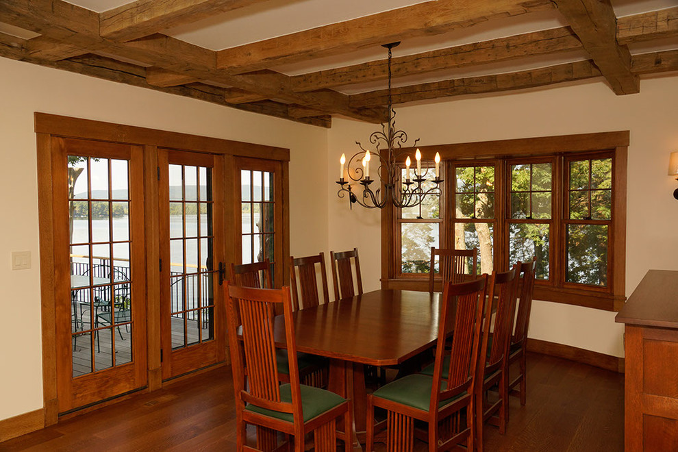 CONNECTICUT LAKE HOUSE - Rustic - Dining Room - Bridgeport - by Rockman ...
