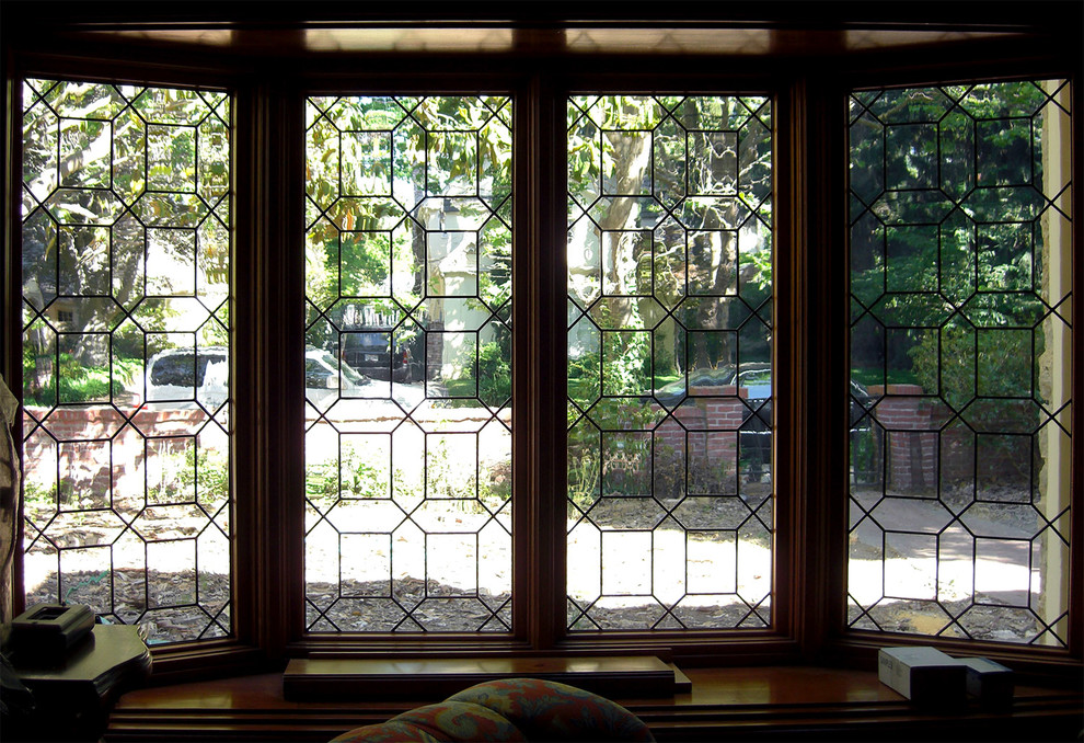 Contemporary Bay Window Leaded Glass - Style Guide - Clear Textures ...