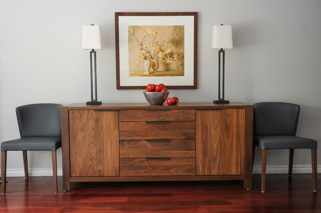 Contemporary Suburban Townhouse - Contemporary - Dining Room ...