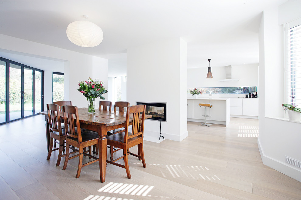 Contemporary Timber Clad Side Extension - Dining Room - Sussex - by ...