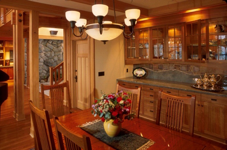 Cougar Mountain Retreat - Rustic - Dining Room - Seattle - by ...