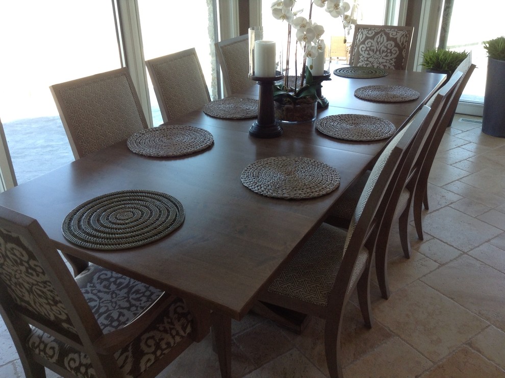 Cozy Great Room/Dining - Transitional - Dining Room - Detroit - by ...