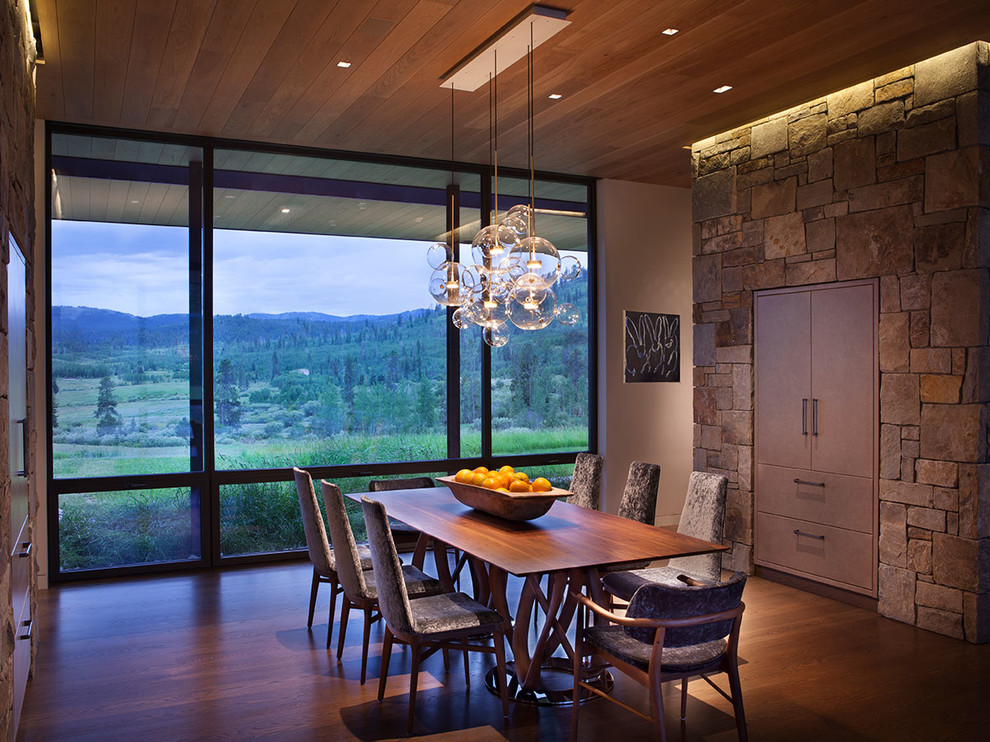 Crescent H Ranch - Contemporáneo - Comedor - Otras zonas - de FRAME ...