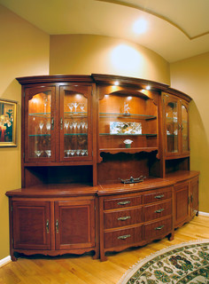 Curved buffet - Traditional - Dining Room - New York - by Essential ...