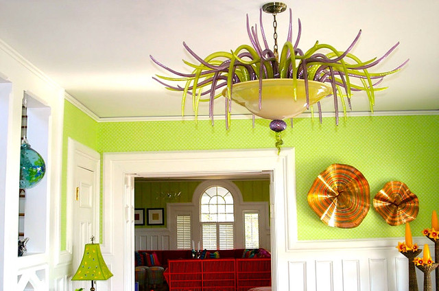 Custom Dining Room Chandeliers - Transitional - Dining Room - DC Metro ...