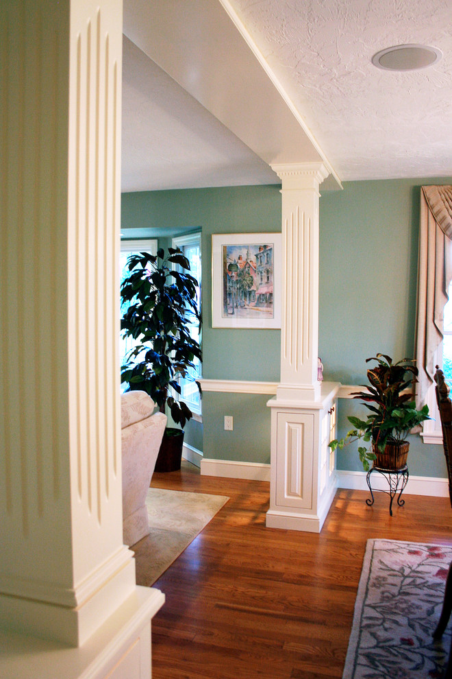 Custom-milled interior columns - Traditional - Dining Room - Boston ...