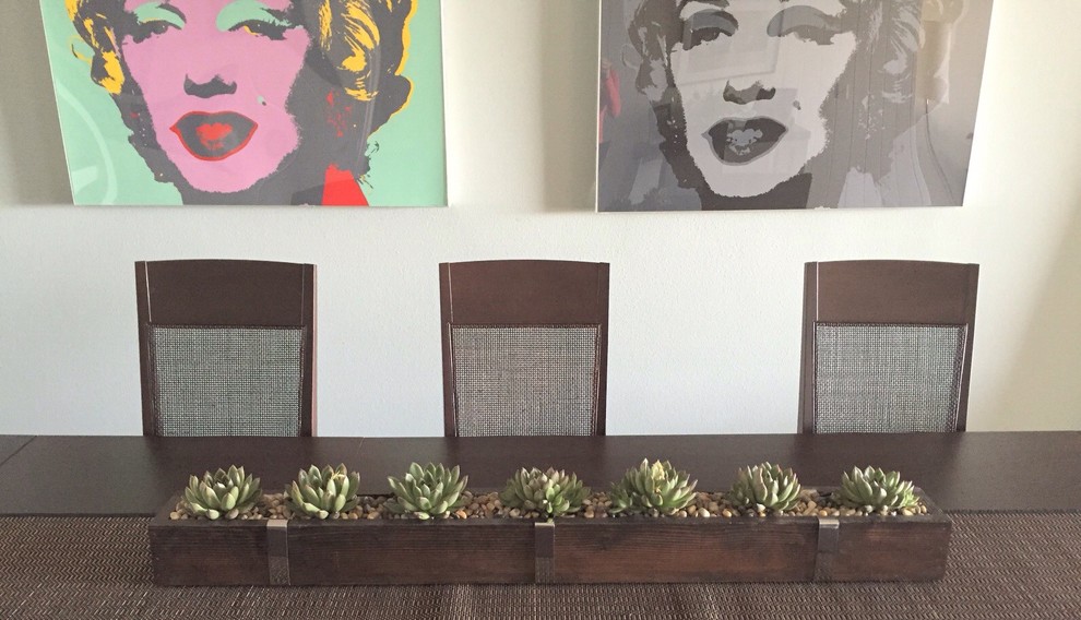 Custom Planter Boxes/ Wood Trough - Dining Room - Orange County - by ...