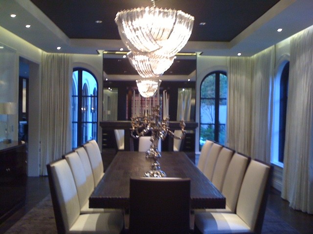 Custom Window Treatments - Modern - Dining Room - Dallas - by D. Fadal ...
