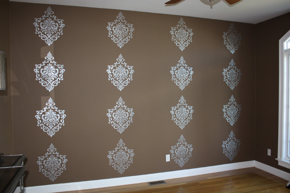 Formal Damask Stencils