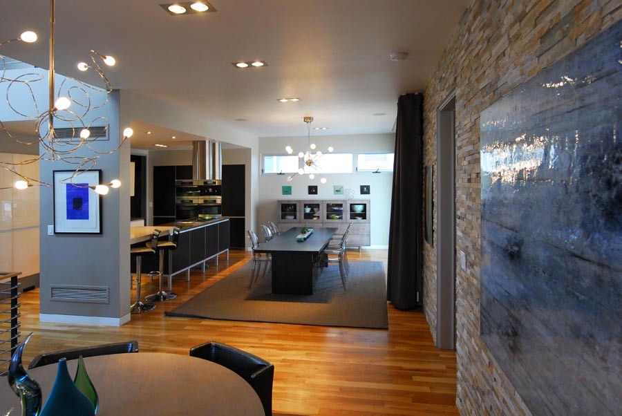Denver Modern - Modern - Dining Room - Denver - by Denver Staging ...