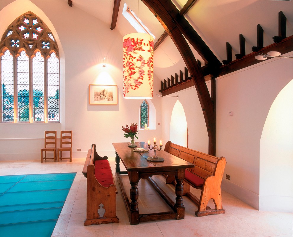 dining area in church conversion - Eclectic - Dining Room - Other - by ...