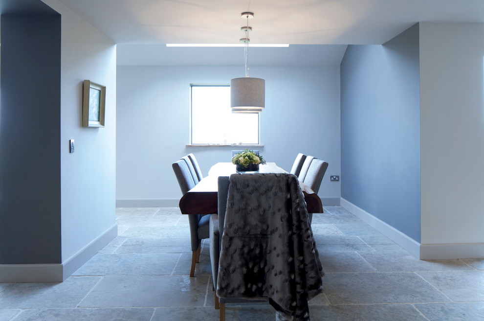 Dining Area in Open Plan Barn Interior - Contemporary - Dining Room ...