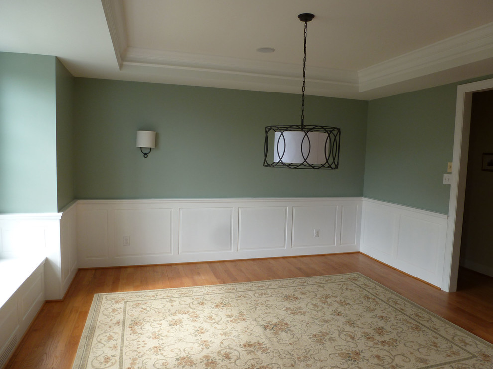 Dining Room Wainscot & Window Seat - Traditional - Dining Room ...
