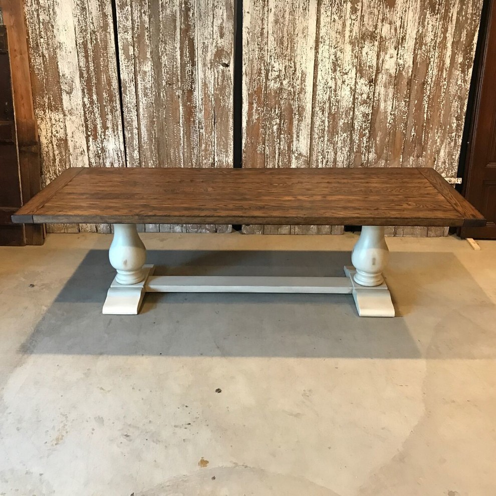 Double Pedestal Tables Made with New Wood - Dining Room - Philadelphia ...