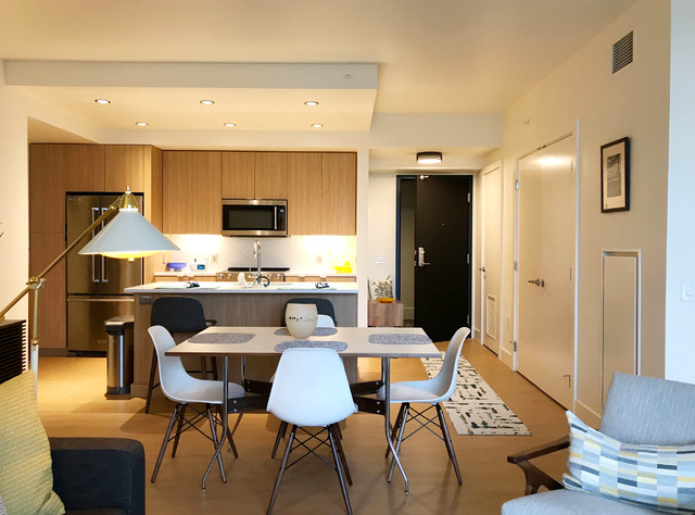 Downtown High Rise Apartment, Stratus, Seattle, WA - Midcentury ...