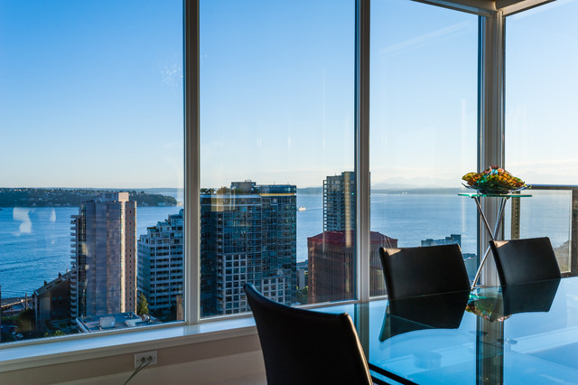 Downtown Seattle Luxury View Condo - Contemporary - Dining Room ...
