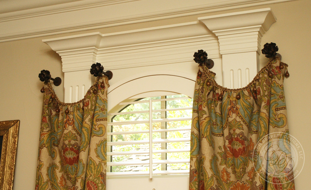 Drapery - Traditional - Dining Room - Dallas - by Custom Drapery ...