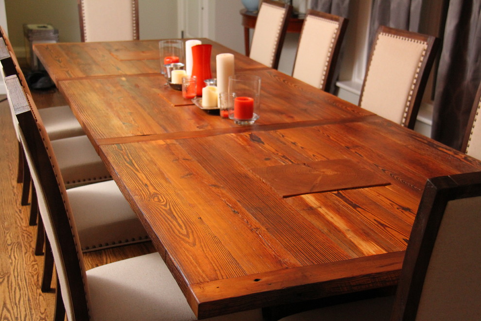 End Grain Table - Contemporary - Dining Room - St Louis - by Rustic ...