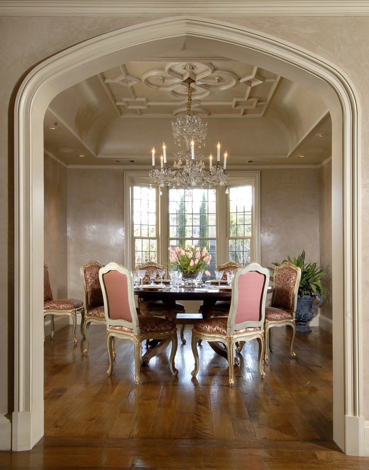 English Manor House in Highland Park, TX - Traditional - Dining Room ...