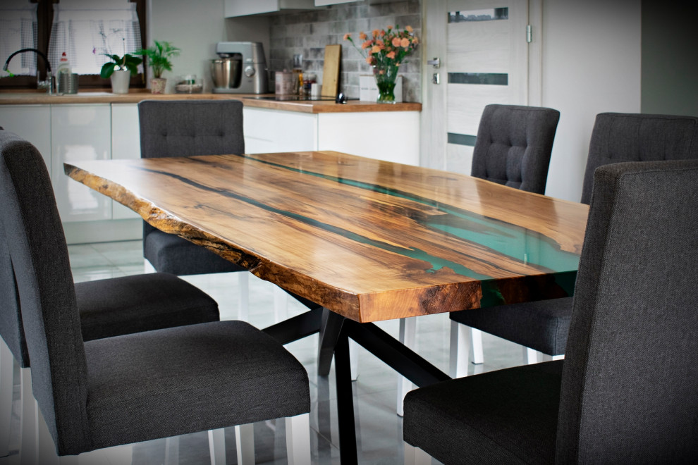 Epoxy resin dinning table - GV Wild - Dining Room - West Midlands - by ...