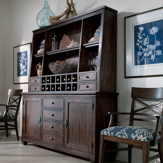 ETHAN ALLEN Design :: Water's Edge - Coastal - Dining Room - Orange ...