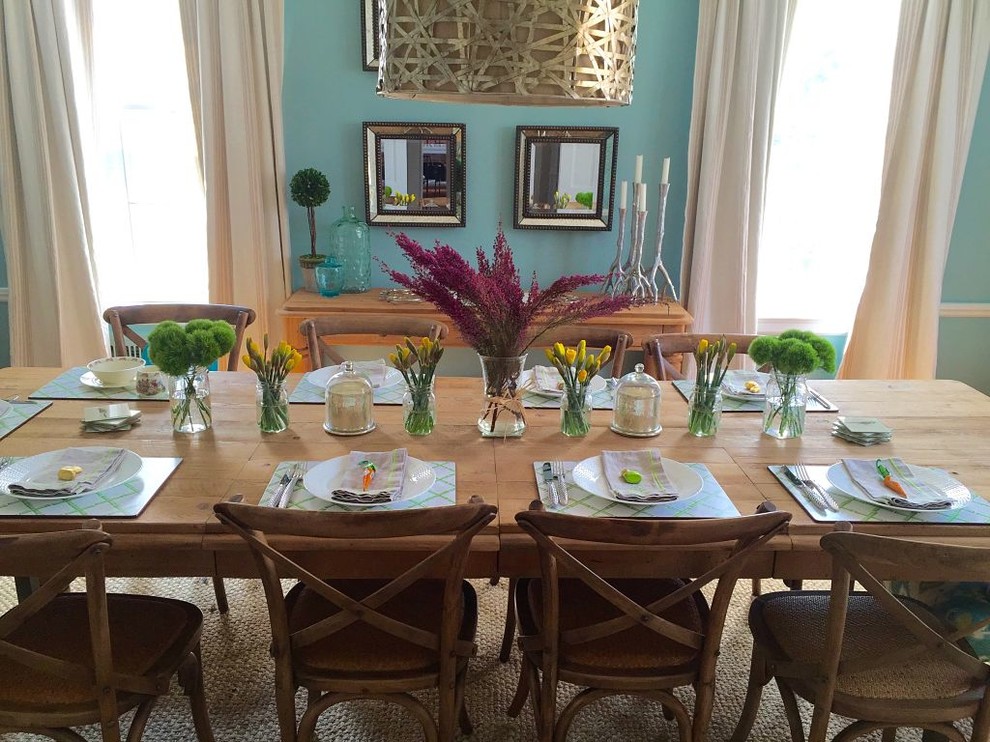 Farmhouse Dining Room - Farmhouse - Dining Room - New York - by Brass ...