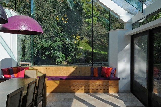 Farmhouse Extension, Welsh Marches - Contemporary - Dining Room ...