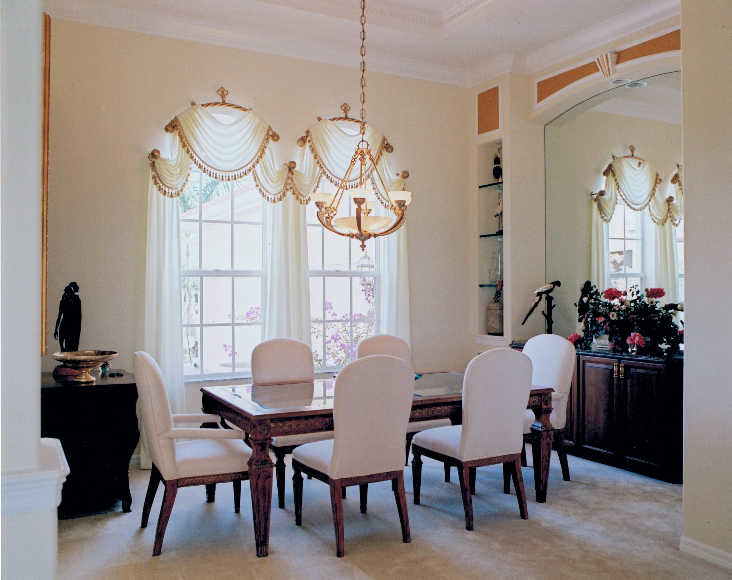 Formal Dining Room Window Treatments