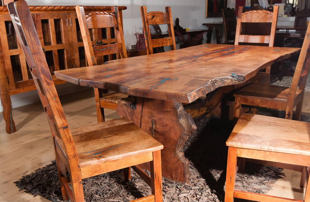 Freeform Mesquite 3 - Rustic - Dining Room - Phoenix - by La Casona ...