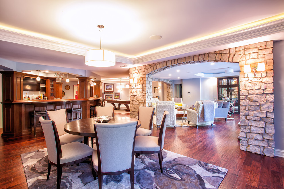 French Country European Style Home - Traditional - Dining Room ...