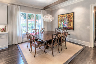 French Flare - Transitional - Dining Room - Other - by Skowron Interior ...