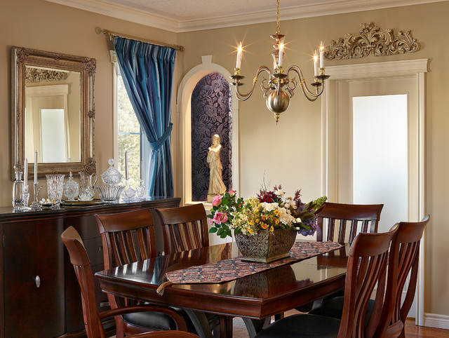 Cobalt Blue Dining Room
