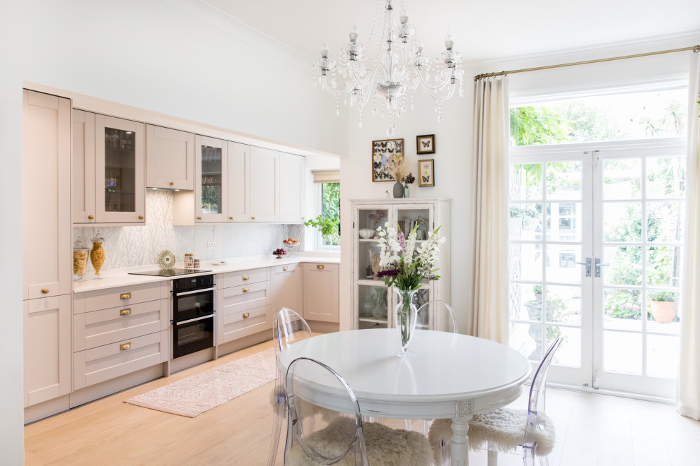 Fulham Kitchen Dining & Living Room Design - Transitional - Dining Room ...