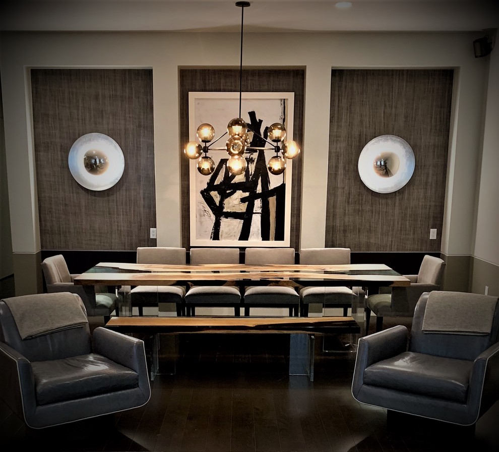 Fusion Dining Table & Bench - Dining Room - New York - by DELETE | Houzz