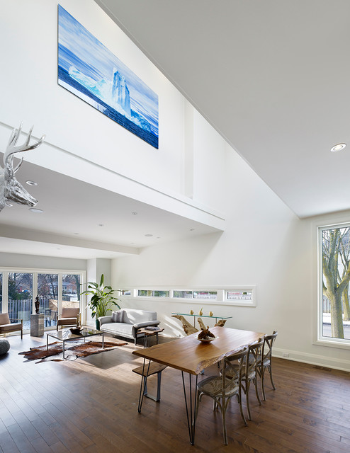 Garden Void House - Contemporary - Dining Room - Toronto - by Alva Roy ...
