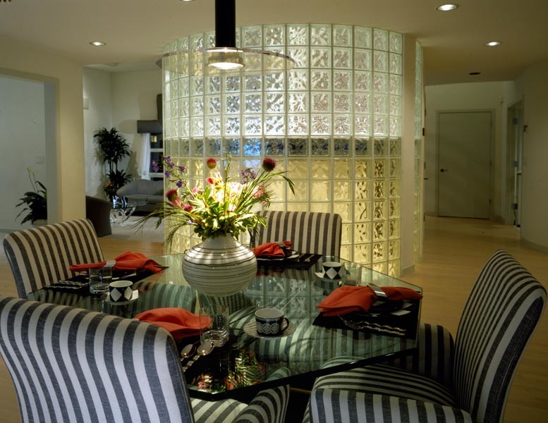Glass Block Ideas - Modern - Dining Room - Dallas - by Darden Building ...