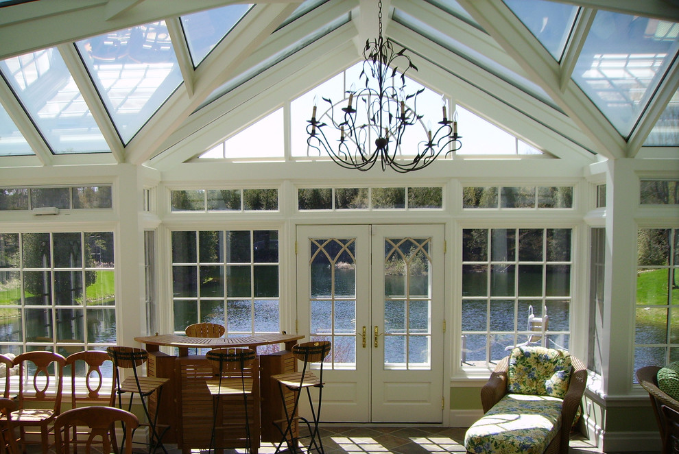 Glass Dining Rooms - Traditional - Sunroom - Toronto - by Perma-Wood ...