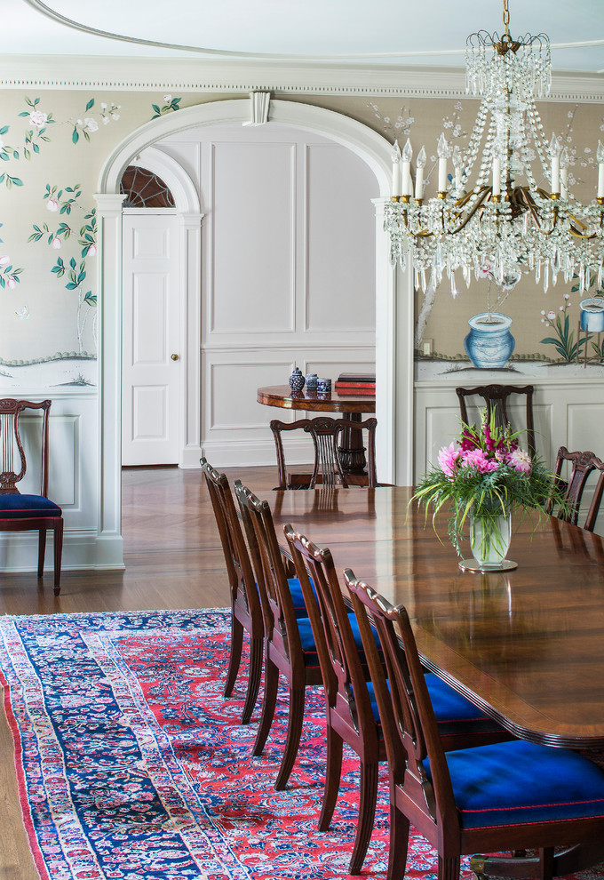 Grand American Colonial - Traditional - Dining Room - New York - by ...