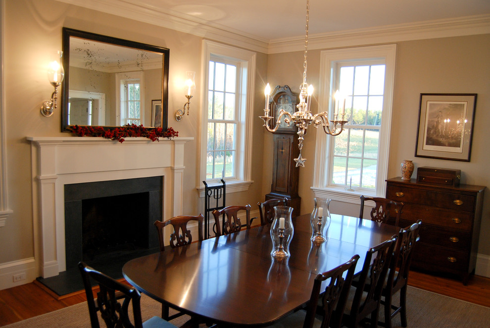 Greek Revival Farm House - Farmhouse - Dining Room - Other - by Custom ...