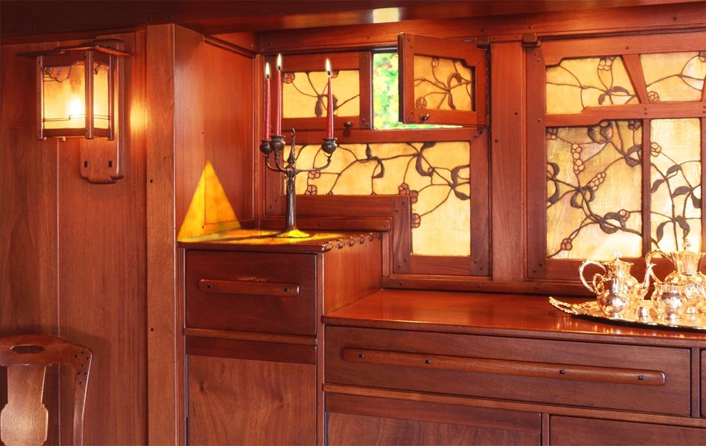 Greene and Greene Gamble House, Pasadena 1908 - Craftsman - Dining Room ...