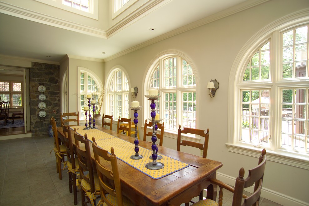 Greenwich - Tudor - Addition/Renovation - Traditional - Dining Room ...