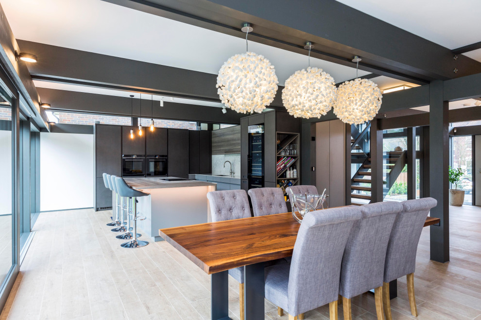 Guildford kitchen for HUF HAUS build - Contemporary - Dining Room ...