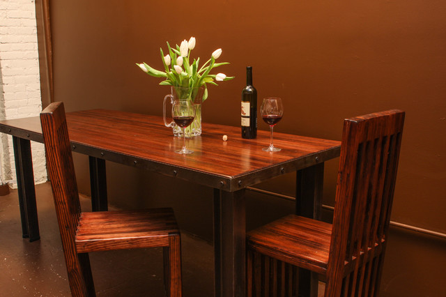 Gutterball Dining Table - Rustic - Dining Room - New York - by ...