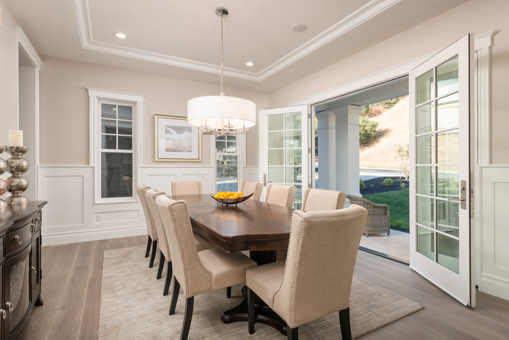 Hamptons Style Spec House in Alamo, CA - Traditional - Dining Room ...
