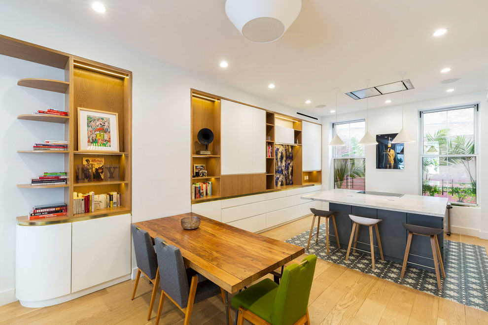 Harlem Brownstone Renovation - Contemporary - Dining Room - New York ...