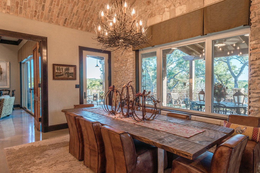 Hill Country Italian Rustic / Tuscan - Mediterranean - Dining Room ...