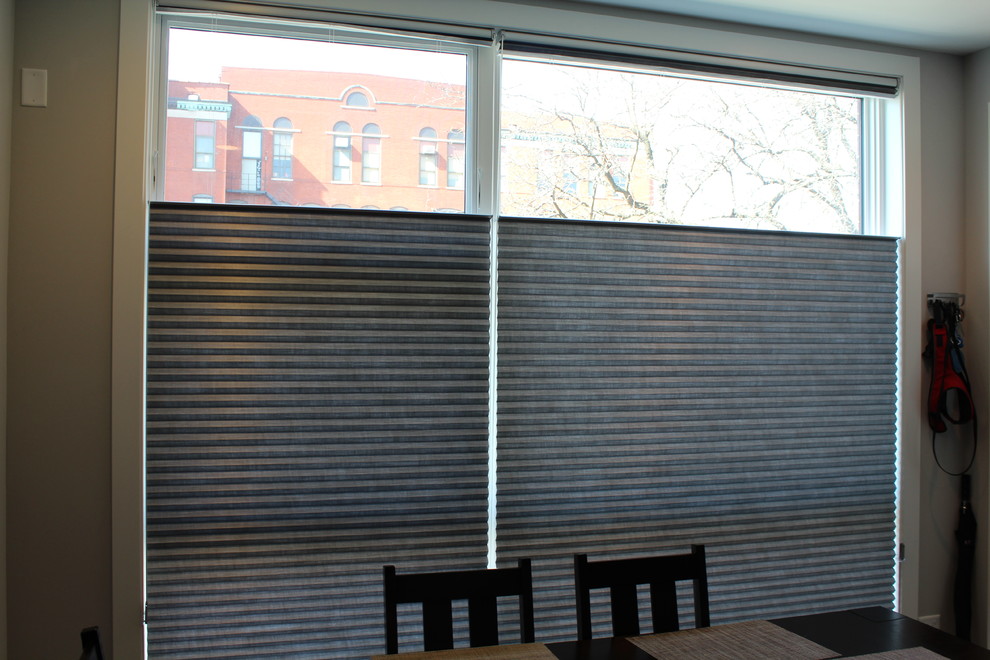 Hunter Douglas Honeycomb Shades - Traditional - Dining Room ...